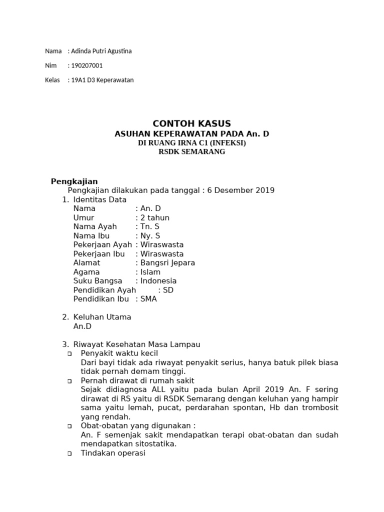 CONTOH KASUS Untuk Latihan D3-1 | PDF
