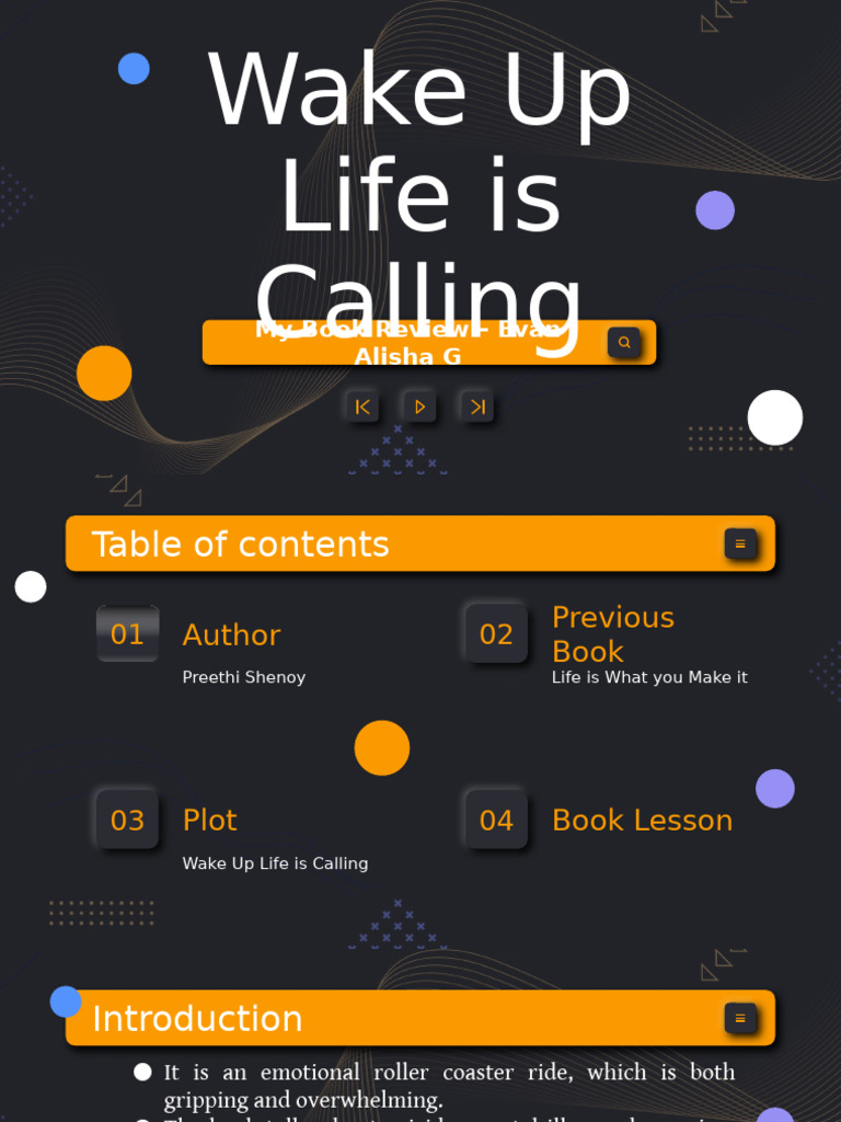 Wake Up Life Is Calling - Preeti Shenoy | PDF