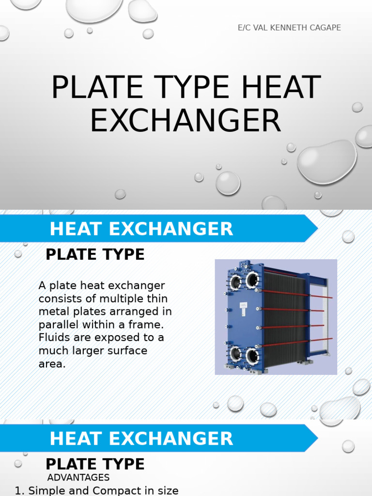 Plate Type Heat Exchanger | PDF | Heat Exchanger | Process Engineering