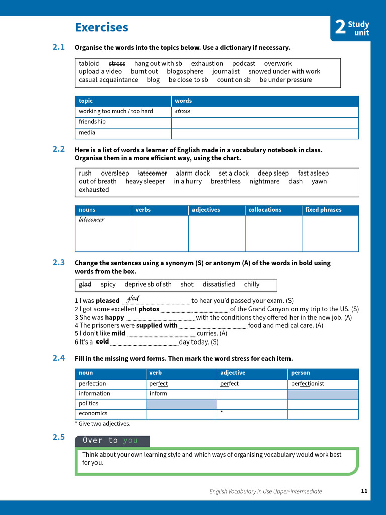 3 - (English Vocabulary in Use Upper Intermediate) | PDF