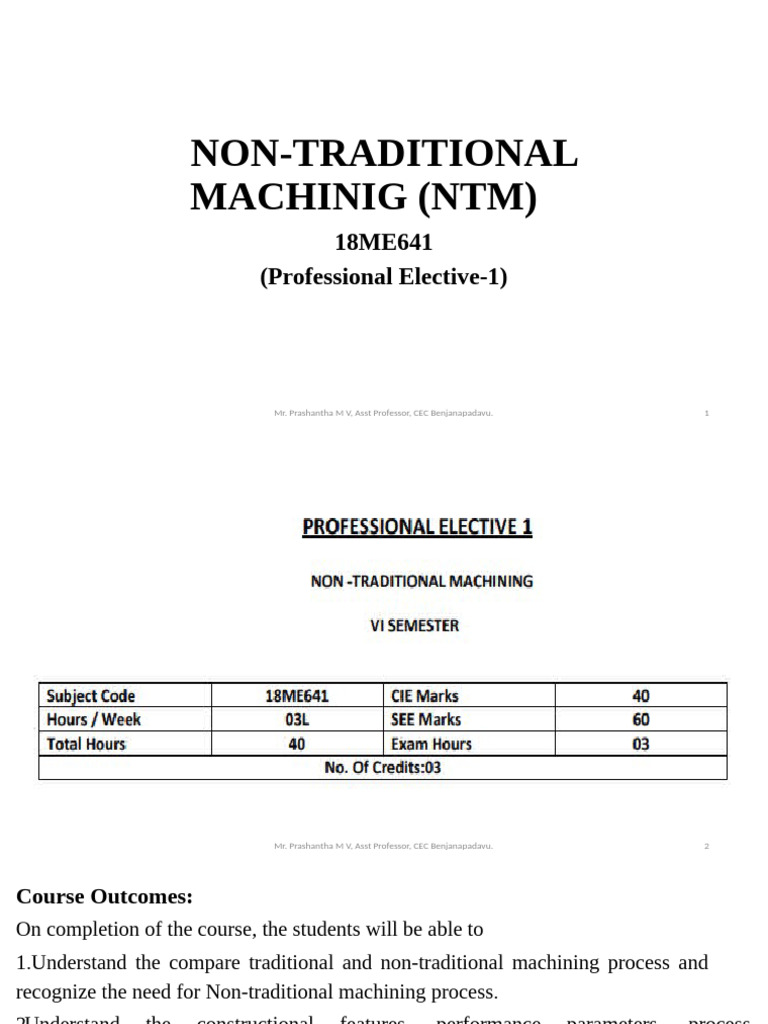 NTM-1st MODULE | PDF