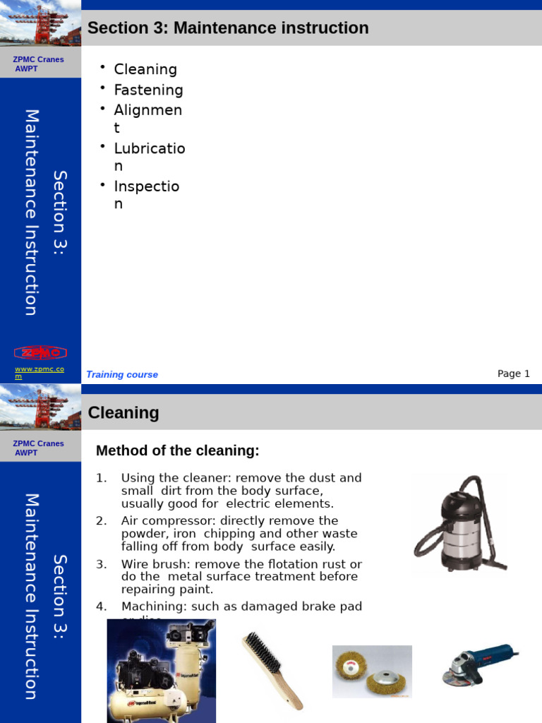 STS Section 2 Maintenance Instruction | PDF