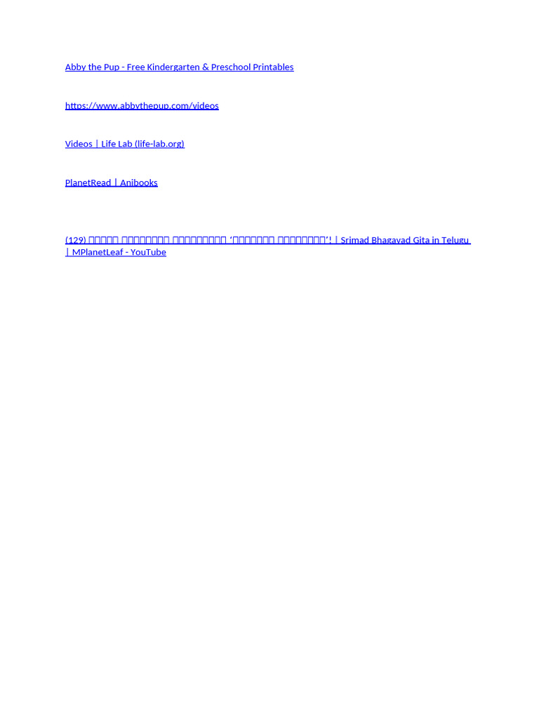 Abby The Pup Preschool Worksheets Website | PDF