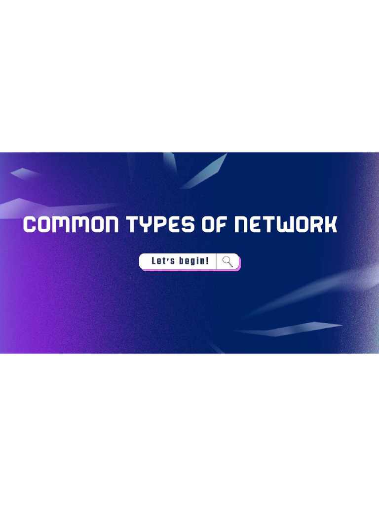 Types of Networks | PDF