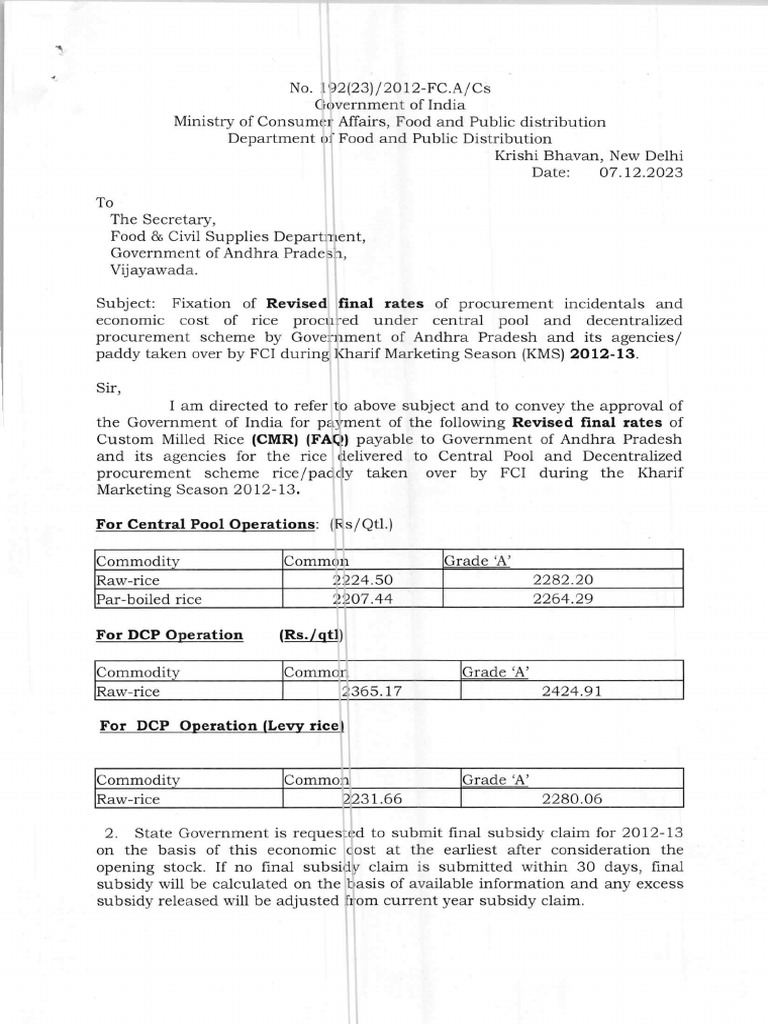 AP Revised FCS KMS 12-13 | PDF