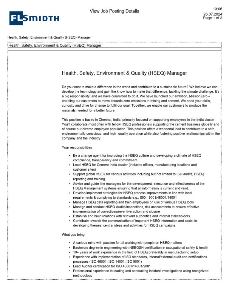 View Job Posting Details | PDF