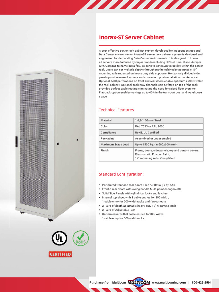 Canovate CSS X Server Cabinet | PDF
