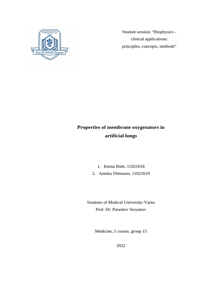 Microproject Biophysics Final | PDF