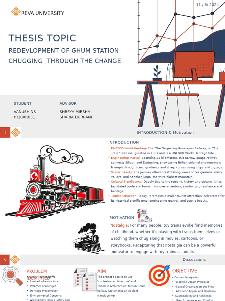 Red Blue Soft Grey Illustration Thesis Project Final Defense ...
