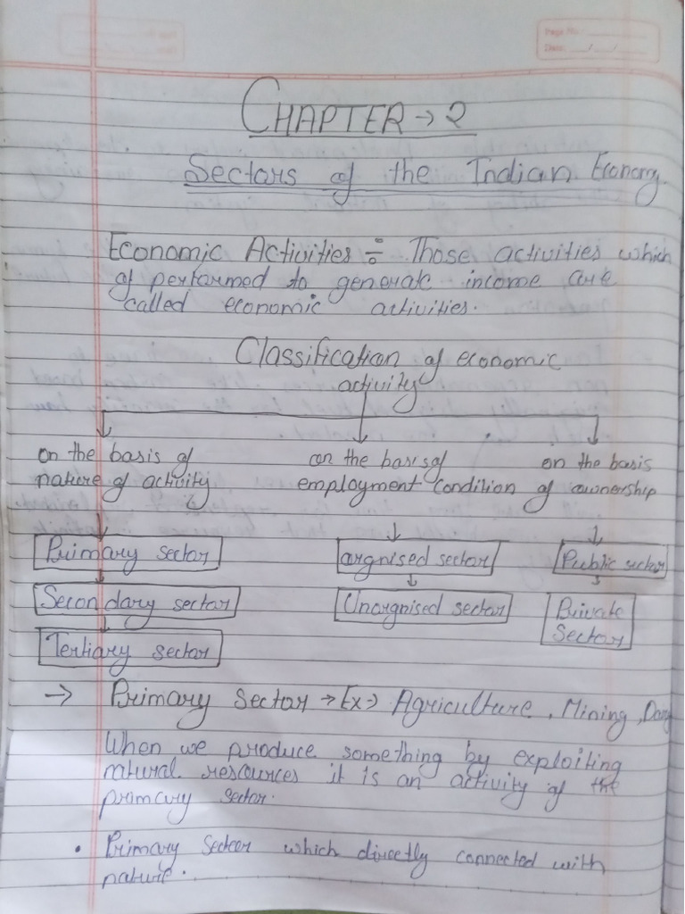 Class 10 Economic Chapter 2 Notes | PDF
