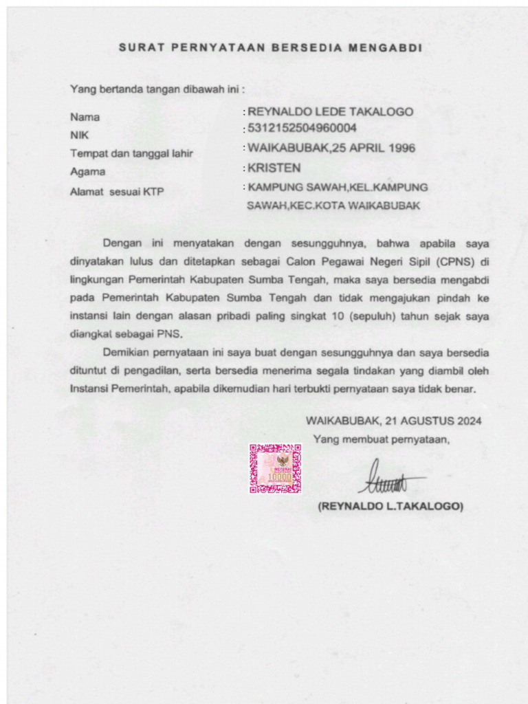 Mengabdi Surat | PDF