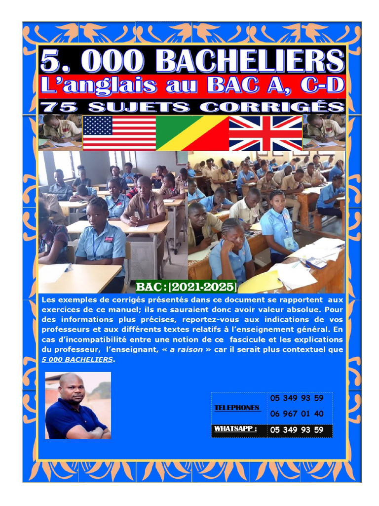 ANGLAIS_BAC_A,_C&D_SUJETS_CORRIGES_2022__ | PDF