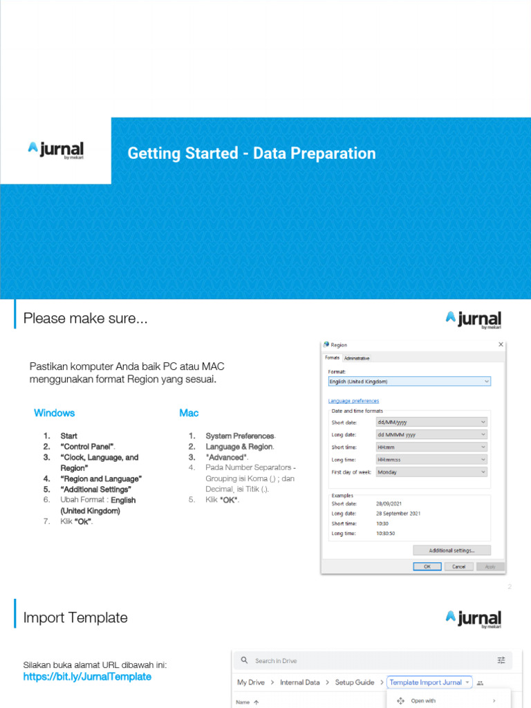 PANDUAN PENGISIAN TEMPLATE (1) | PDF