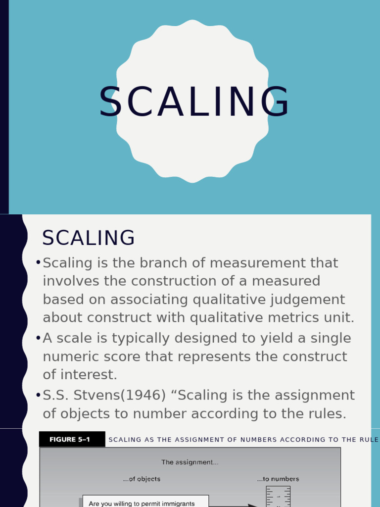SCALING-1 | PDF