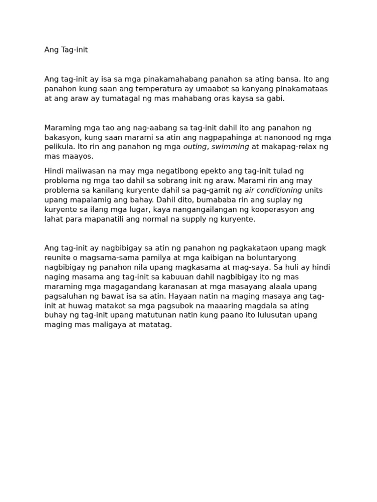 Pormal Na Sanaysay | PDF