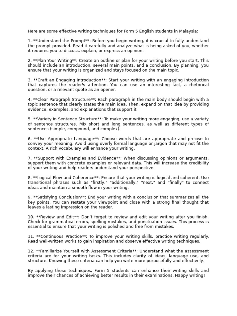 english writing skill | PDF