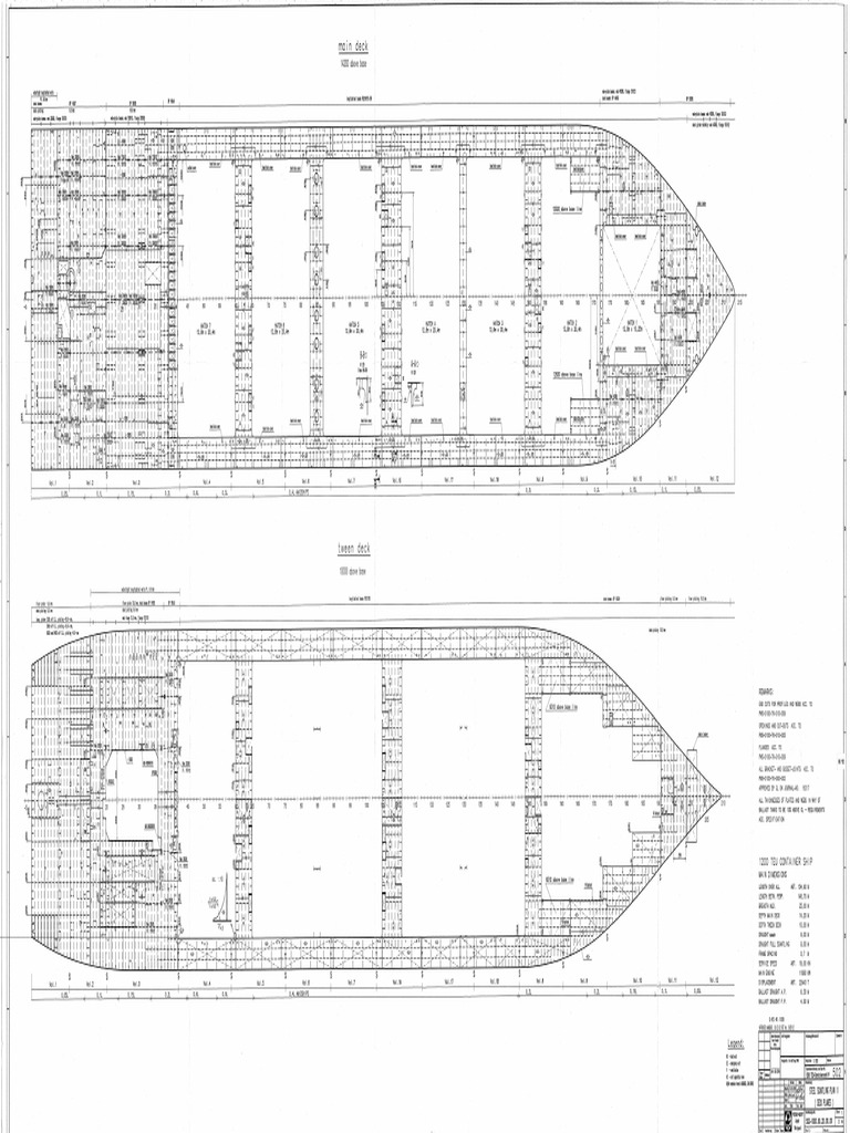 HULL - Steel Scantling Plan II-TD13 9248954 0015 SG | PDF
