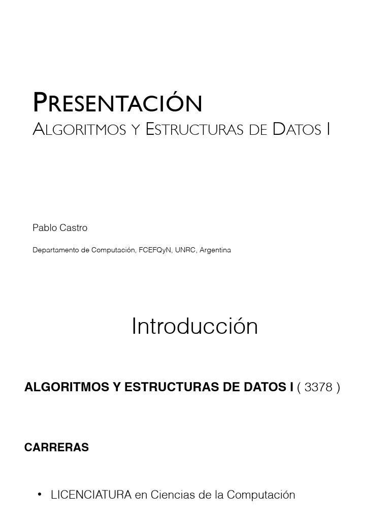 01 Presentacion | PDF