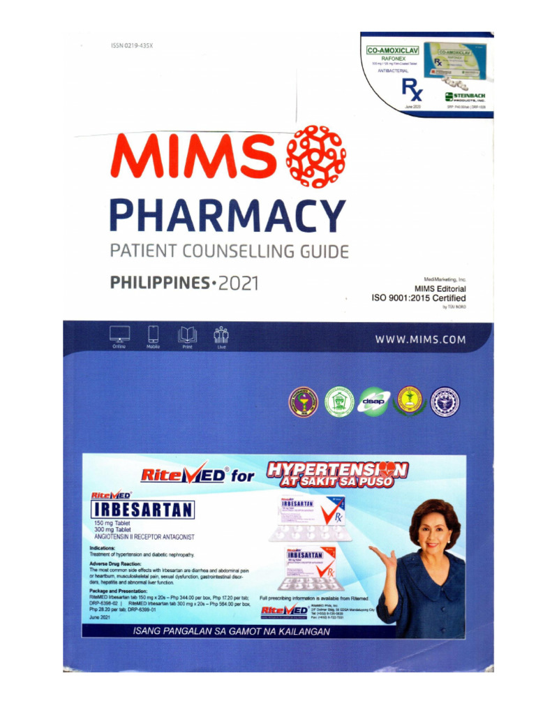 MIMS - Patient Couseling Guide 2021 | PDF