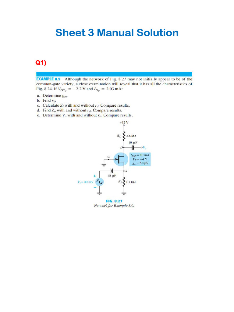 Sheet 3 Manual Solution | PDF