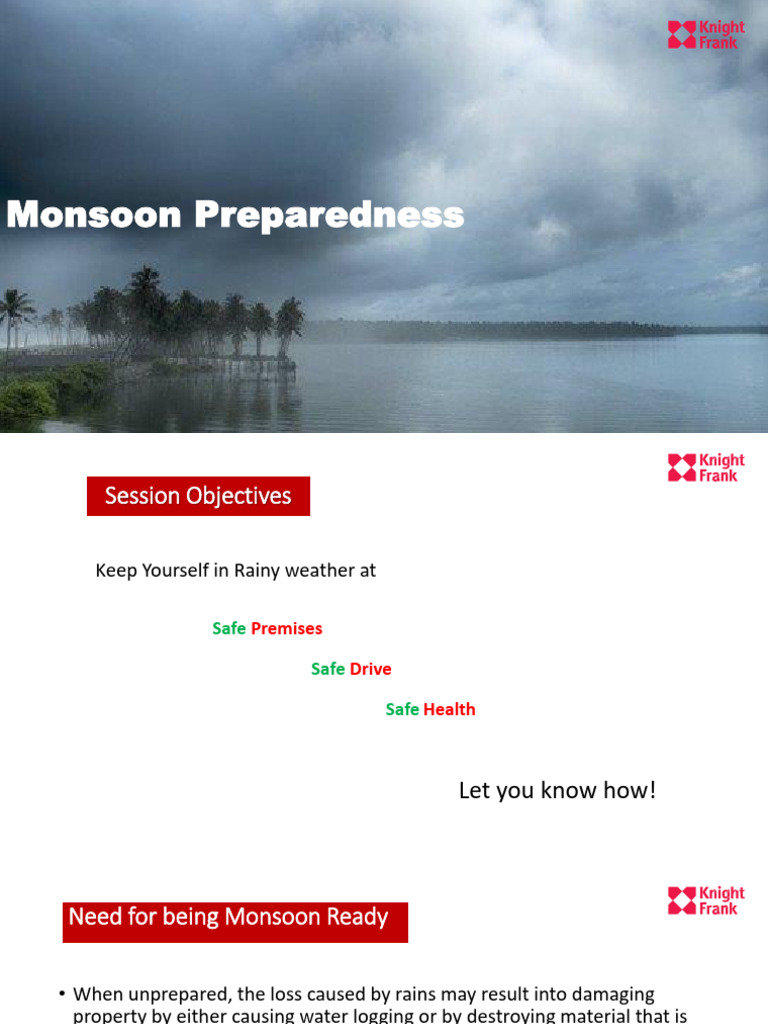 Monsoon Preparedness | PDF