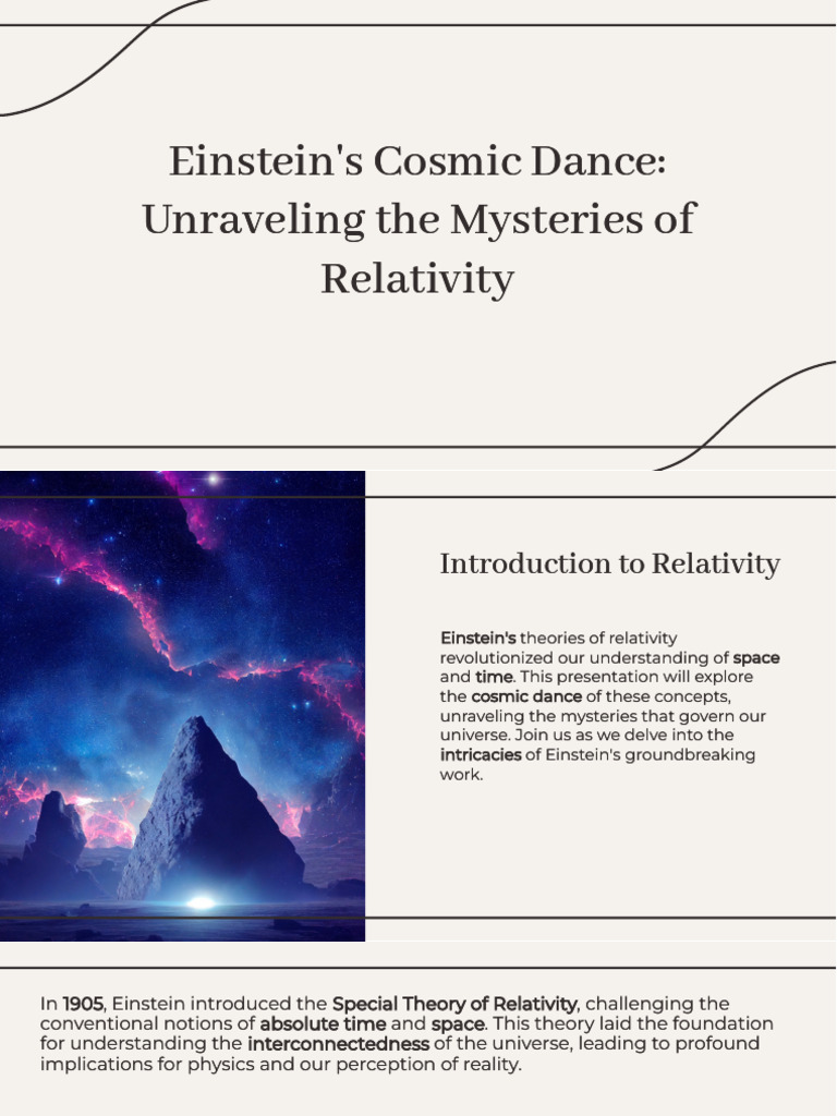 Theory of Relativity of Einstein | PDF | General Relativity | Philosophy