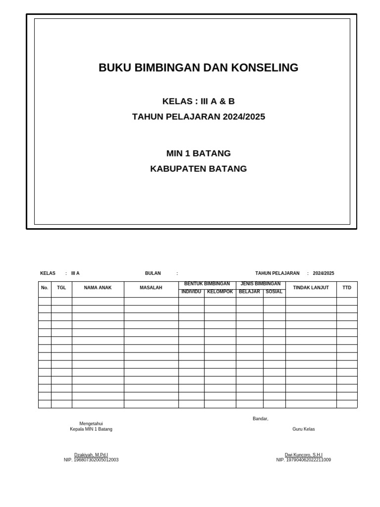 Buku Bimbingan Dan Konseling | PDF