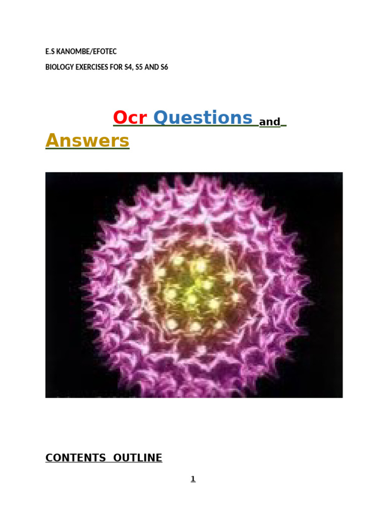 Ocr Compiled Exercises | PDF