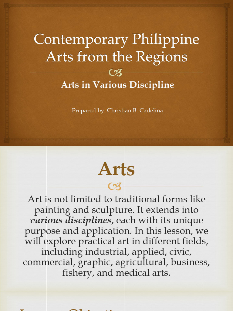 Lesson 3 Art Discipline | PDF