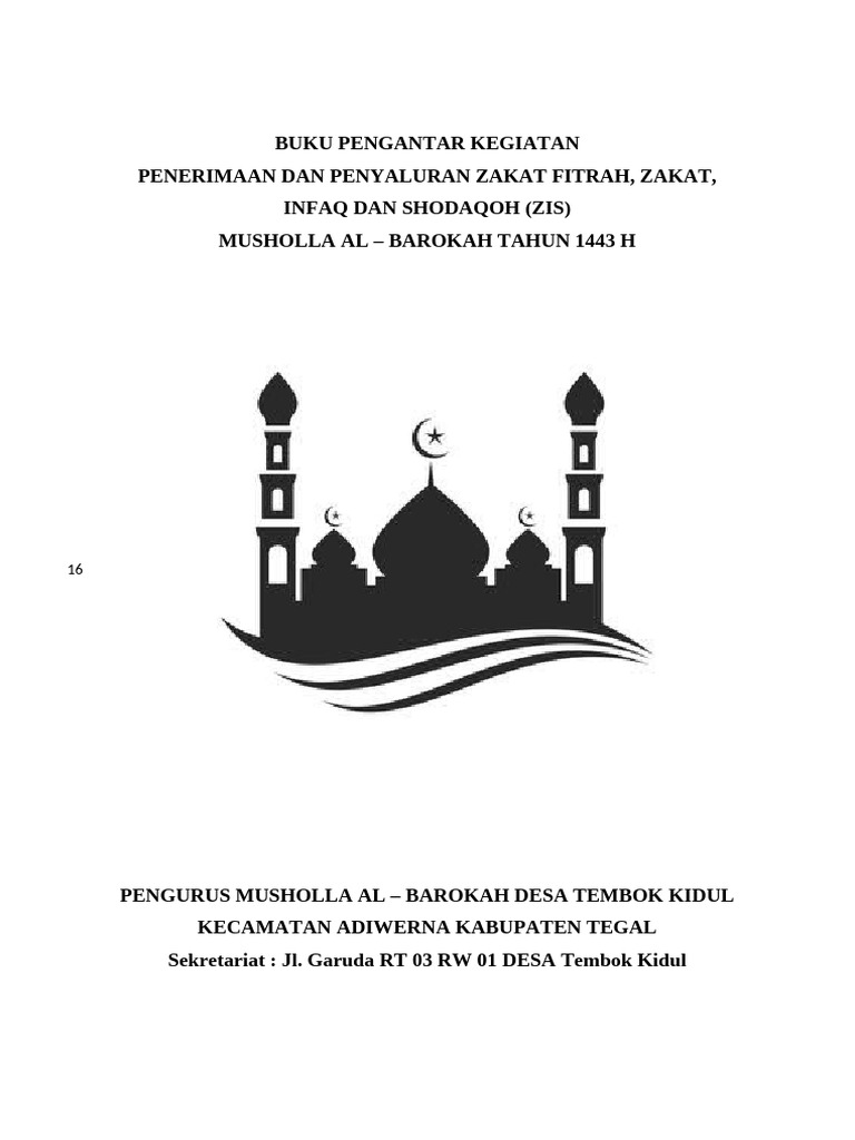 Buku Pengantar Musholla Al - Barokah | PDF