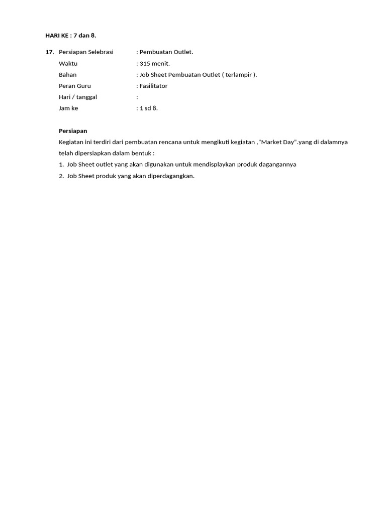 Materi P5 KWU Hari Ke.7 SD 12 | PDF