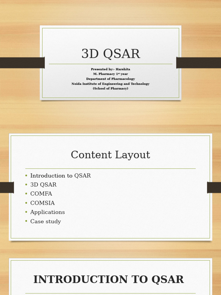 3D Qsar | PDF