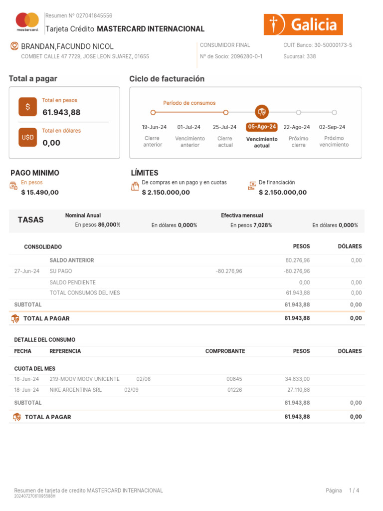Resume N Mastercard | PDF