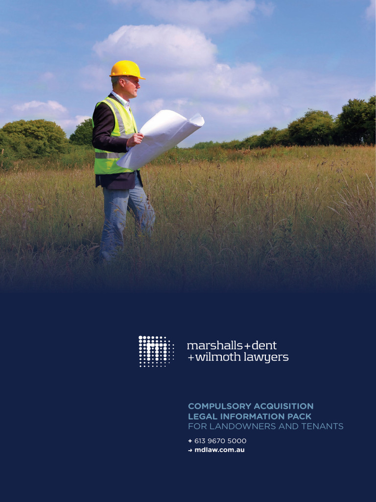MDW - Compulsory Acquisition Legal Information Pack | PDF