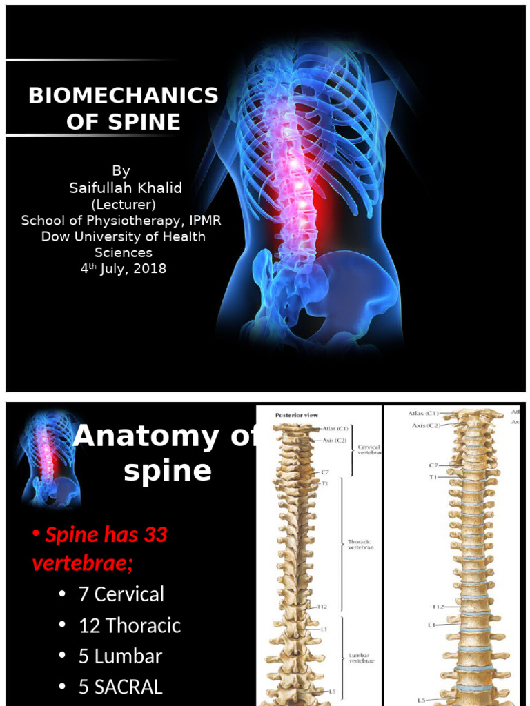 Biomechanics of Cervical Spine | PDF