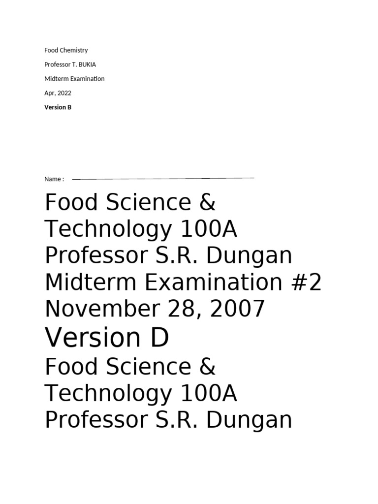 Exam Midterm 2 | PDF