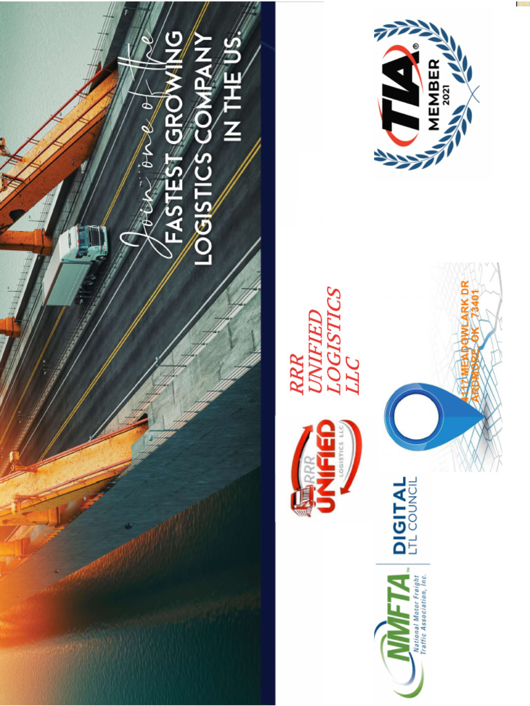 RRR Unified Logistics Company Documents | PDF