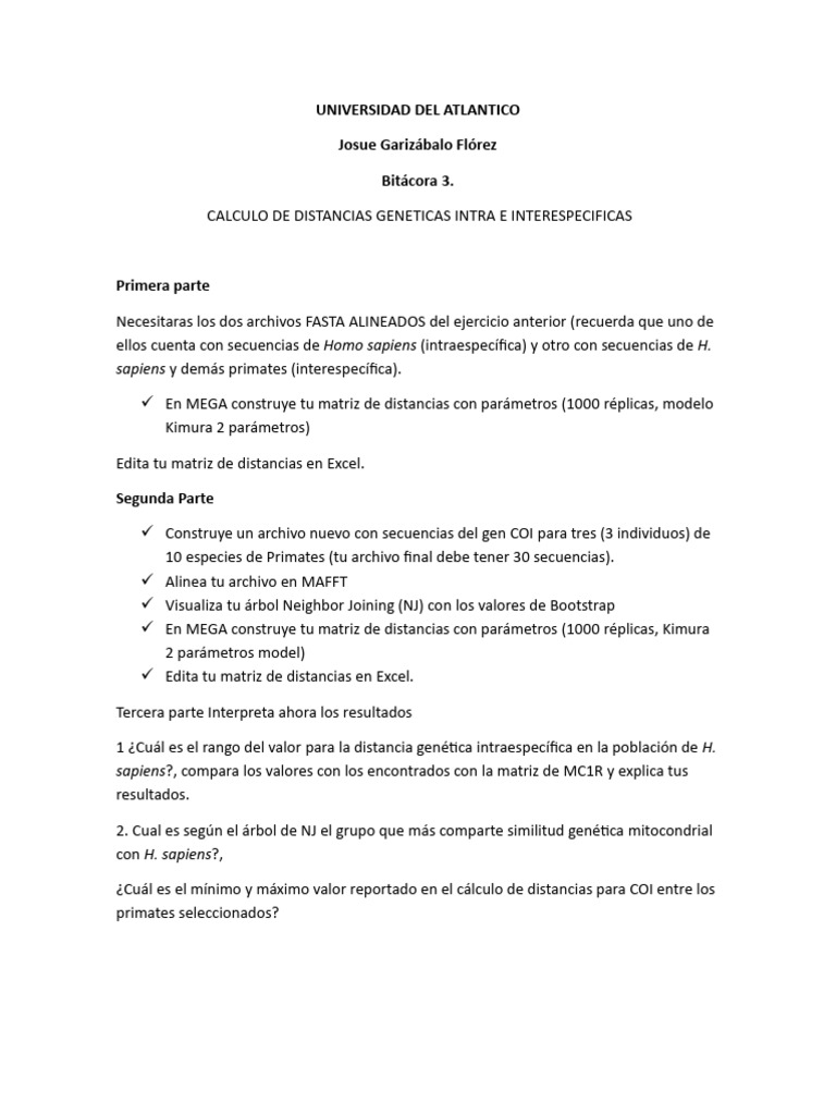 Bitacora #3 | PDF