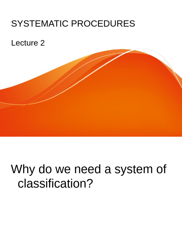 B Systematic Procedures | PDF