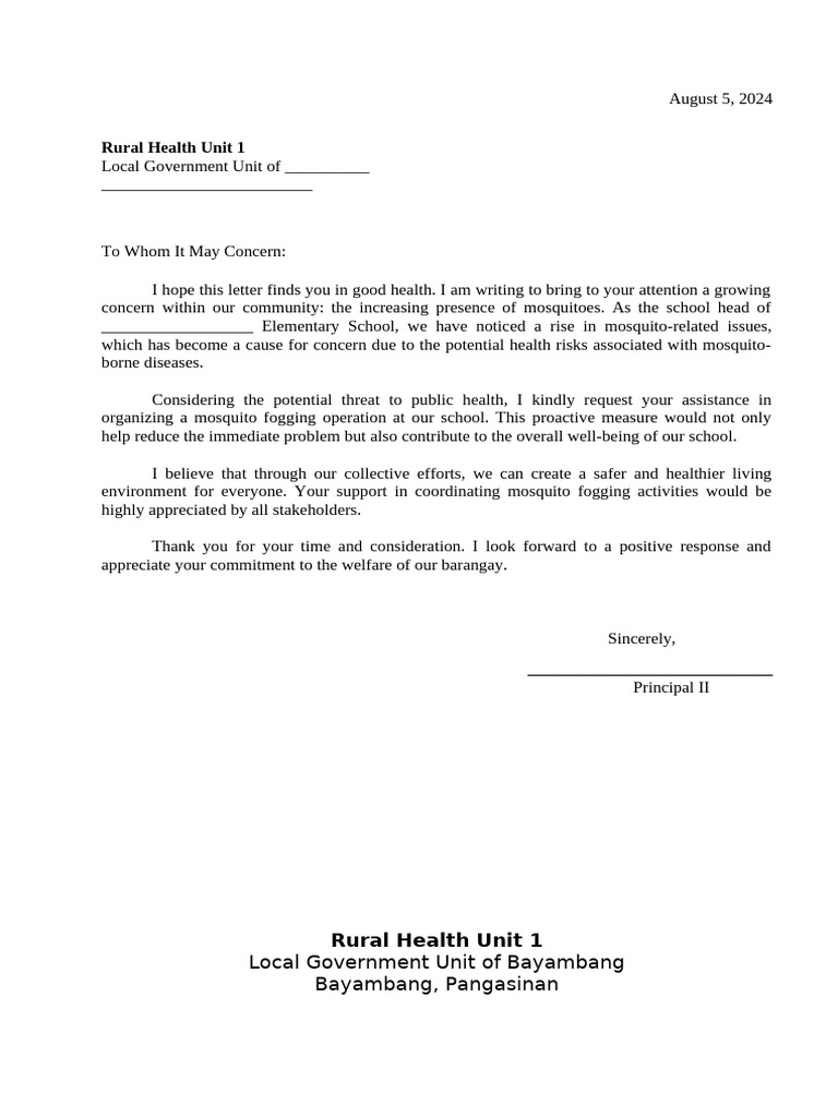 Letter of Request (FOGGING) | PDF