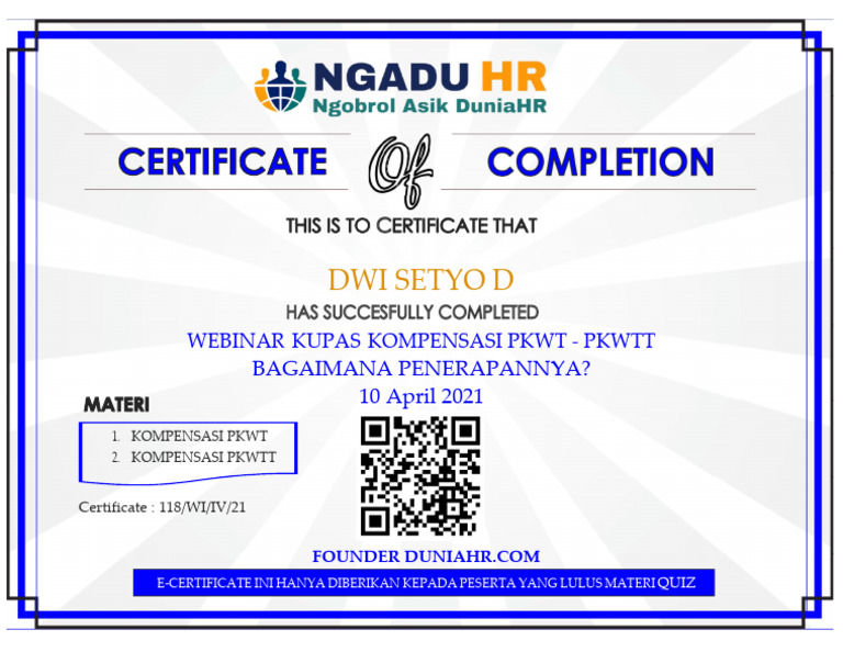 E Certificate 35 | PDF