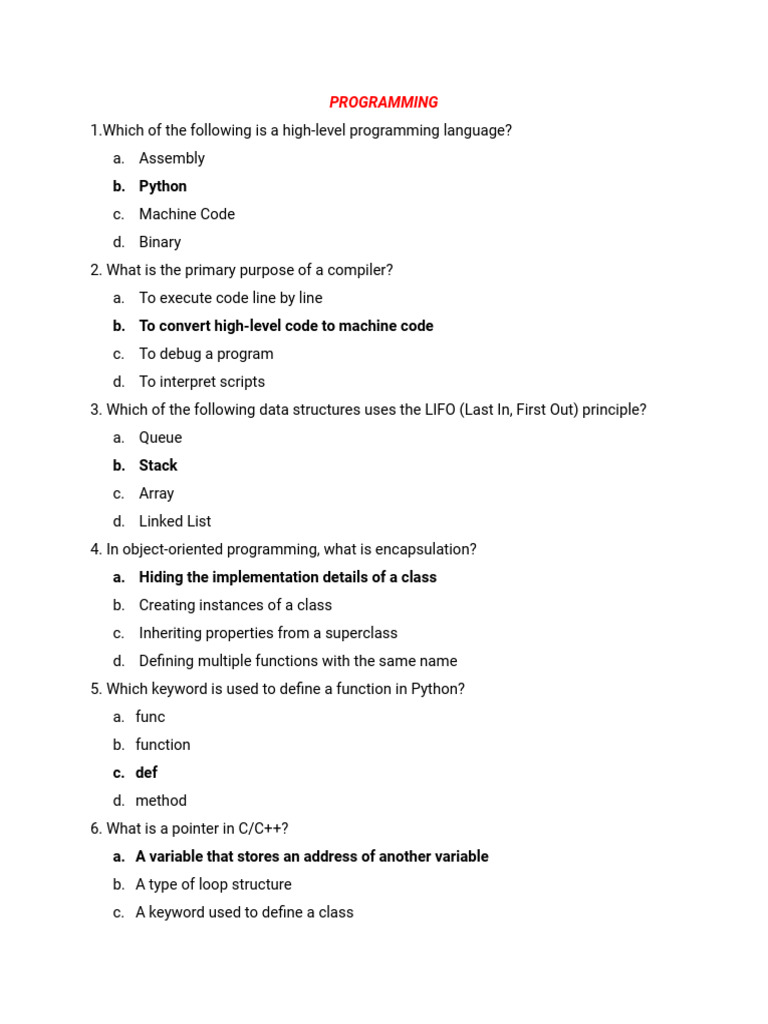 Reviewer (Programming) | PDF