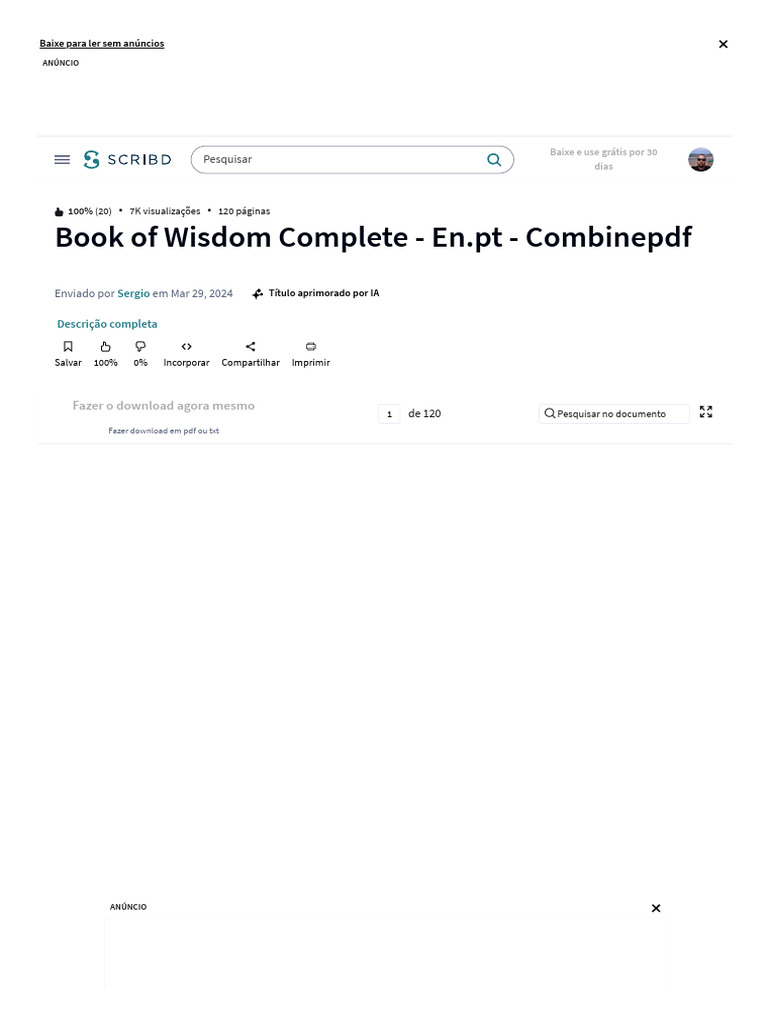Book of Wisdom Complete - en - PT - Combinepdf - PDF - Mente - Sistema ...