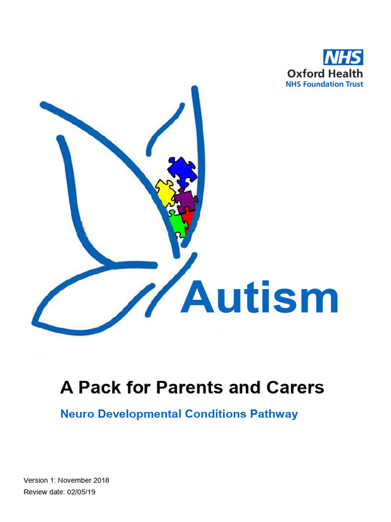 ASD Pack For Parents and Carers NDC2018 | PDF
