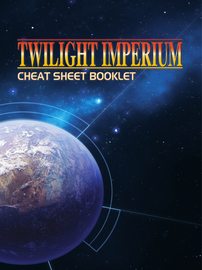 TI4 Cheet Sheets | PDF