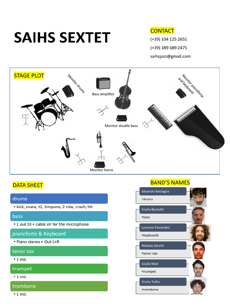 Stage Plot | PDF