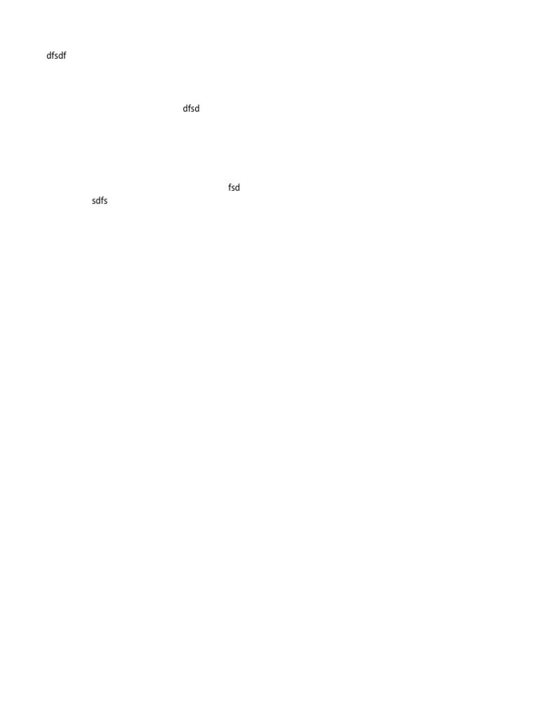 DFSDF | PDF