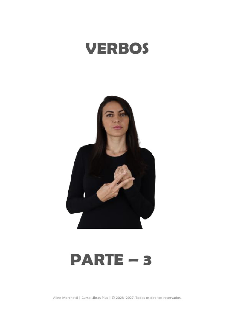 Apostila VERBOS PARTE 3 | PDF