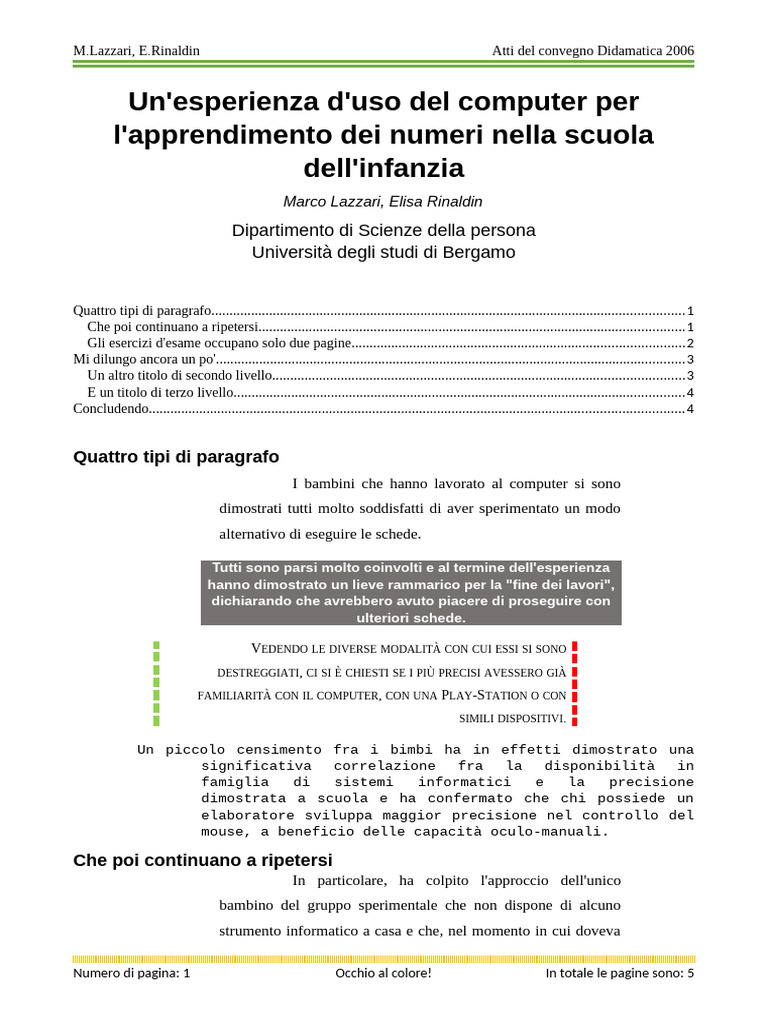 Verifica | PDF