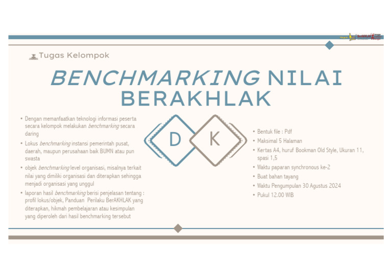Benchmarking: Nilai Berakhlak | PDF